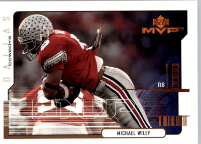 2000 Upper Deck MVP #197 Michael Wiley RC - Dallas Cowboys | eBay