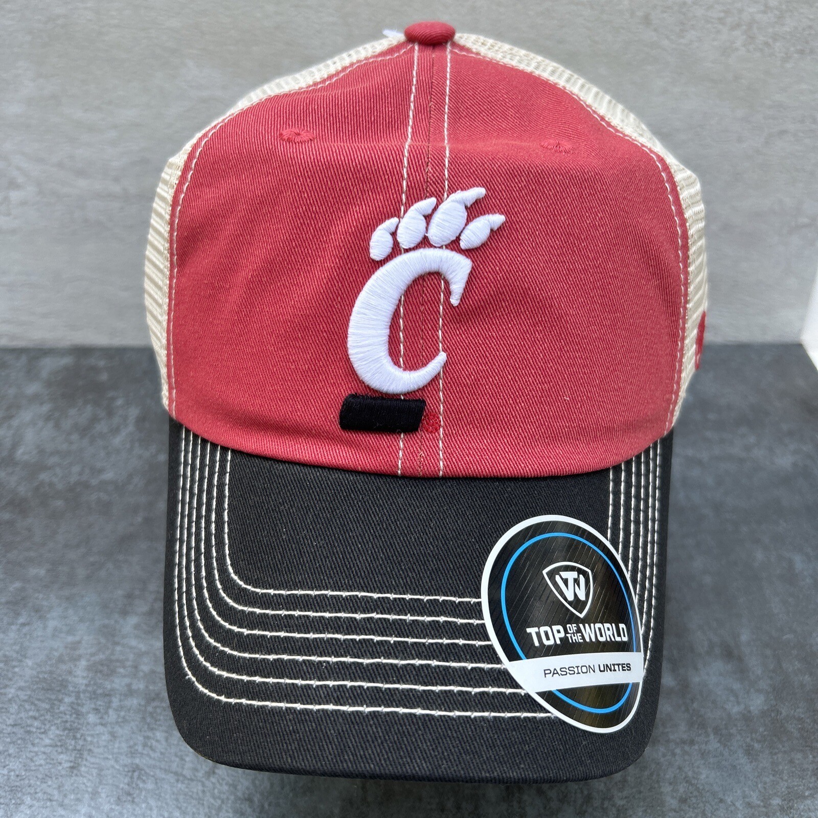 Cincinnati Bearcats Hat Top of the World Men's Off Road Snapback Cap ...