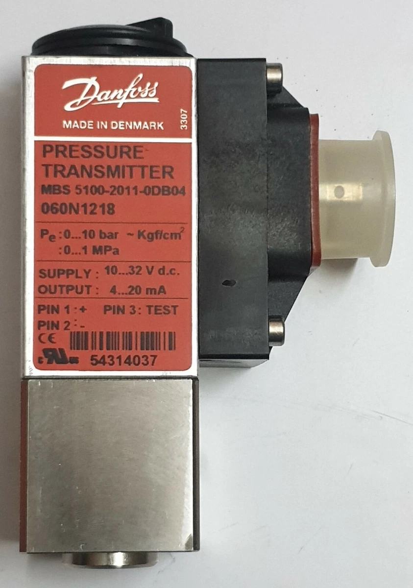 Danfoss 060N1039 PRESSURE TRANSMITTER, MBS 5100, BLOCK, 42% OFF