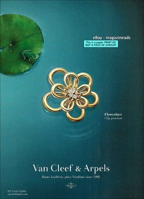 VAN CLEEF & ARPELS Luxury Jewelry 1-Page PRINT AD 2025 FLOWERLACE | eBay