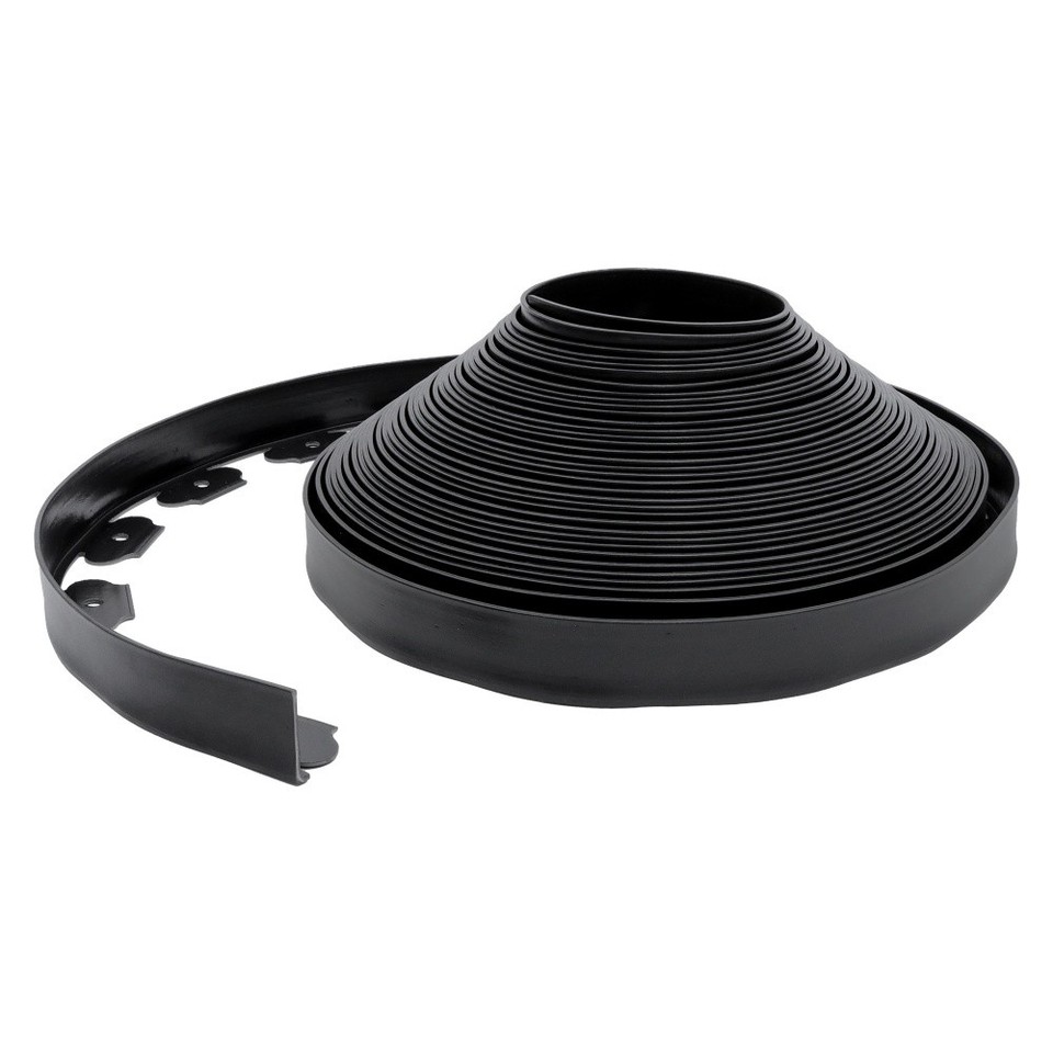 100FT 1.7" Garden Landscape Edging No Dig Lawn Edging Border With 64 8 ...