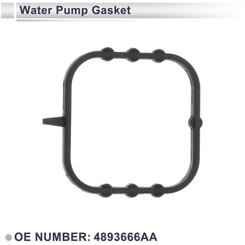 Water Pump Gasket No.4893666AA for Jeep Cherokee 2019-2023 Rubber 1Pc ...