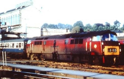 Colour Rail slide DE 2833 of D1042 BR class 52 Western diesel hydraulic ...