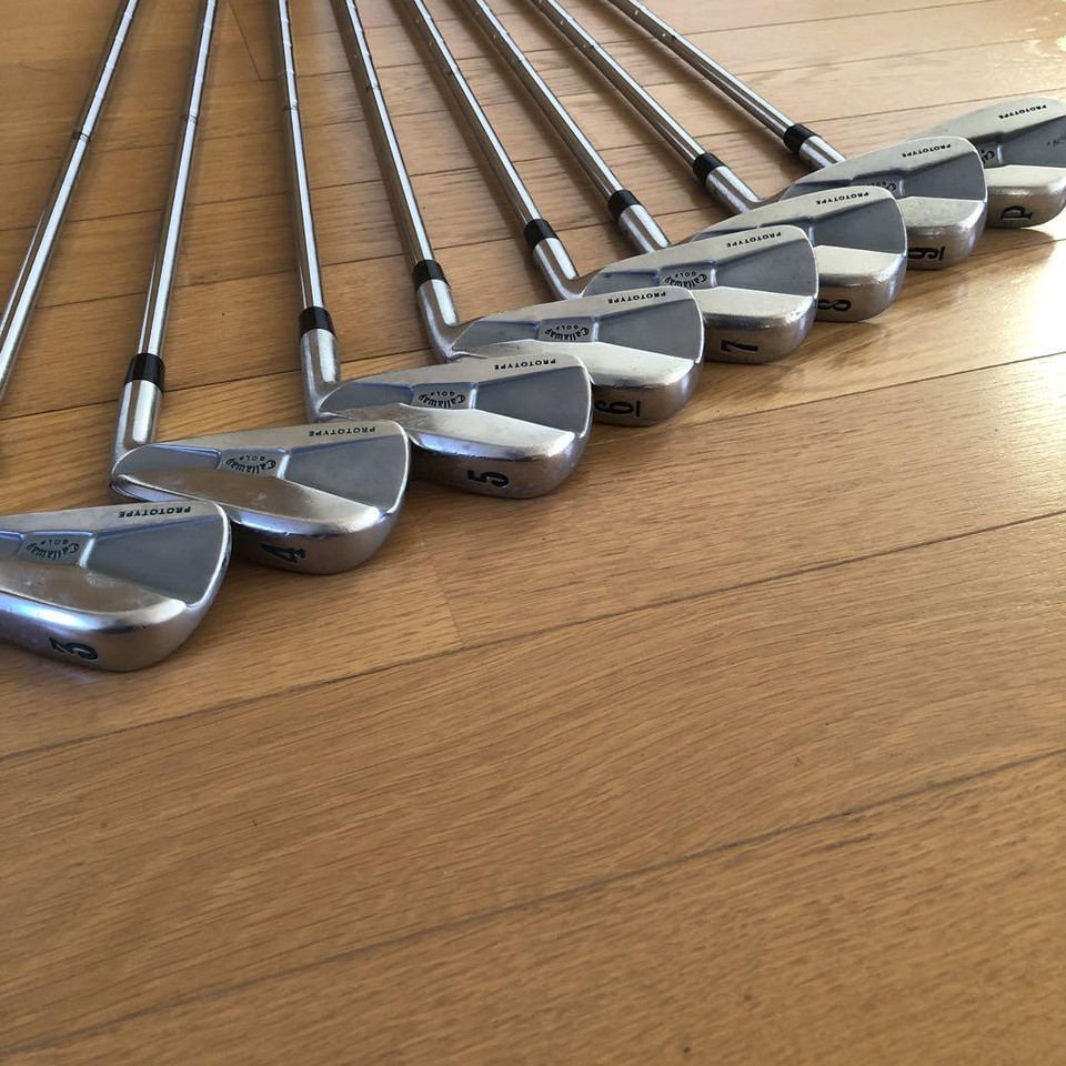 Callaway X Prototype Iron Set 8pcs 3-PW Dynamic Gold S300 Flex S | eBay