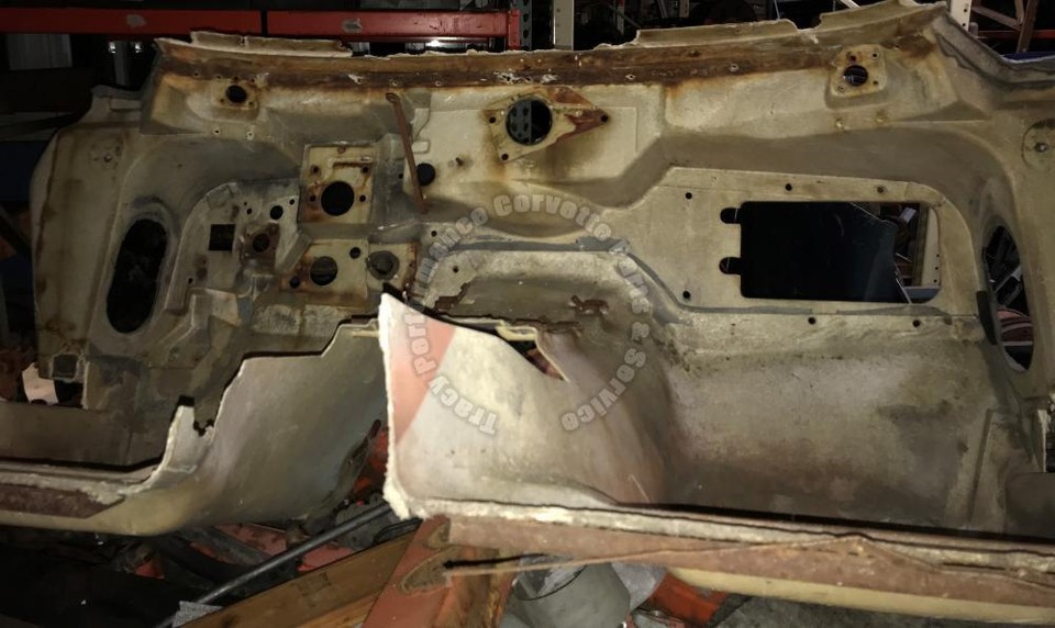 1963-1967 Corvette Firewall Cowl Original Fiberglass | eBay