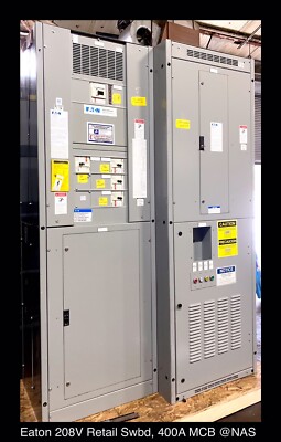 Eaton Retail 400A Switchboard ~ 400A MCB, Ltg Controls, Telcom Sec ...