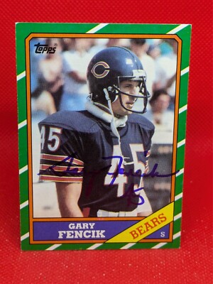 AUTOGRAPH on card: Gary Fencik 1986 Topps #28 | eBay