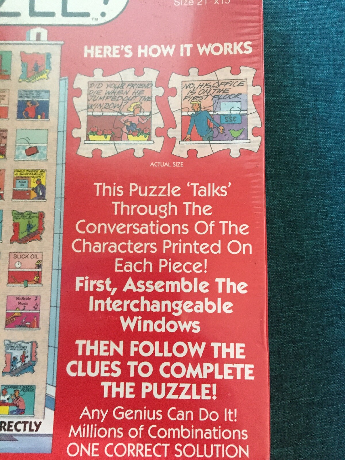 Sealed Rare The Talking Jigsaw Puzzle The Office Building Work Theme 2 ...