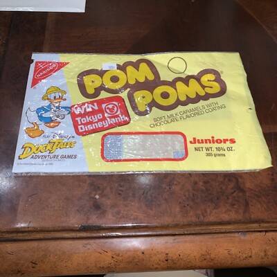 Rare Nabisco Pom Poms Food Packaging With Duck Tales 1986 Advertising ...
