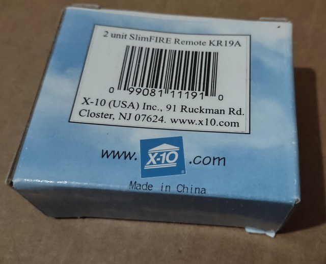 X-10 KR19A SlimFire Keychain Remote X10 for sale online | eBay