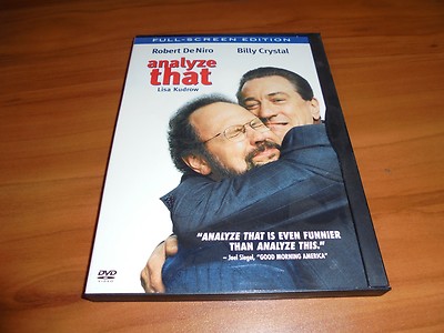 Analyze That (DVD, 2003, Full Frame) Robert De Niro 85392330027 | eBay