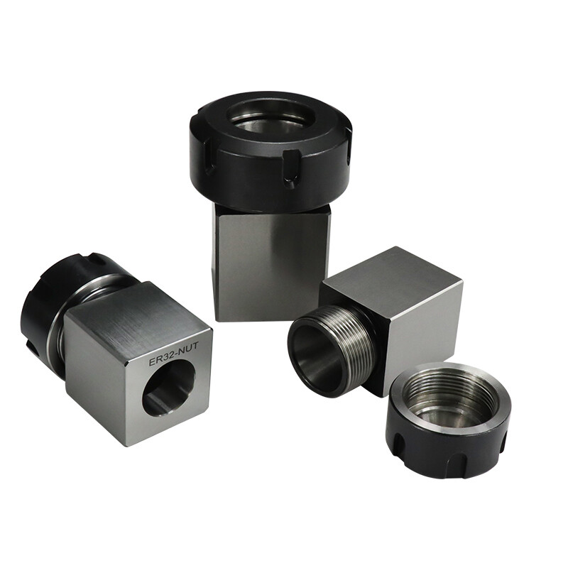 Collet Block ER25 ER32 ER40 Lathe Chuck Block Holder for CNC Square Hex ...