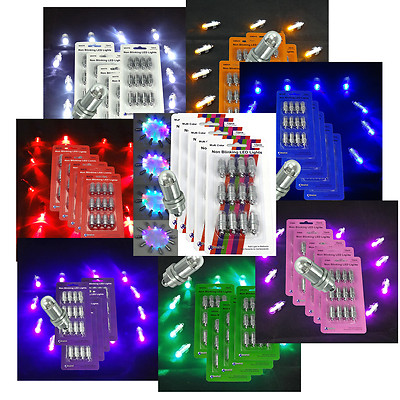60 SUBMERSIBLE LED Waterproof Balloon Floral Mini Light Wedding Party 8 ...