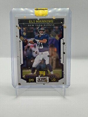 2024 John Rudolph Signed Art Card Eli Manning Giants Score 1/1 | eBay