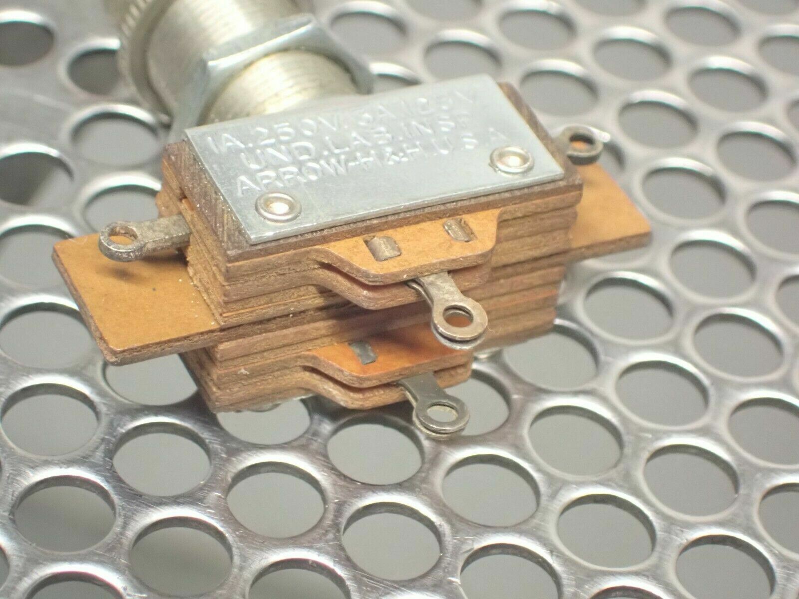 Arrow Hart 1A 250V 3A 125V Toggle Switches New Old Stock (Lot of 3) | eBay