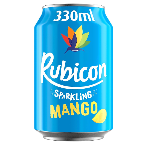 Rubicon Sparkling Fizzy Drink Cans, 330 ml - Pack of 24 Fast Delivery ...