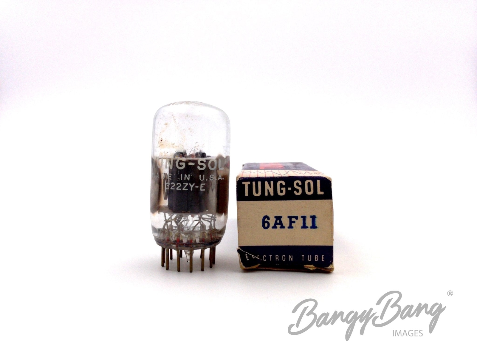 Vintage Tung-Sol 6AF11 Compactron Dual Triode Pentode Amp. Audio Vacuum ...