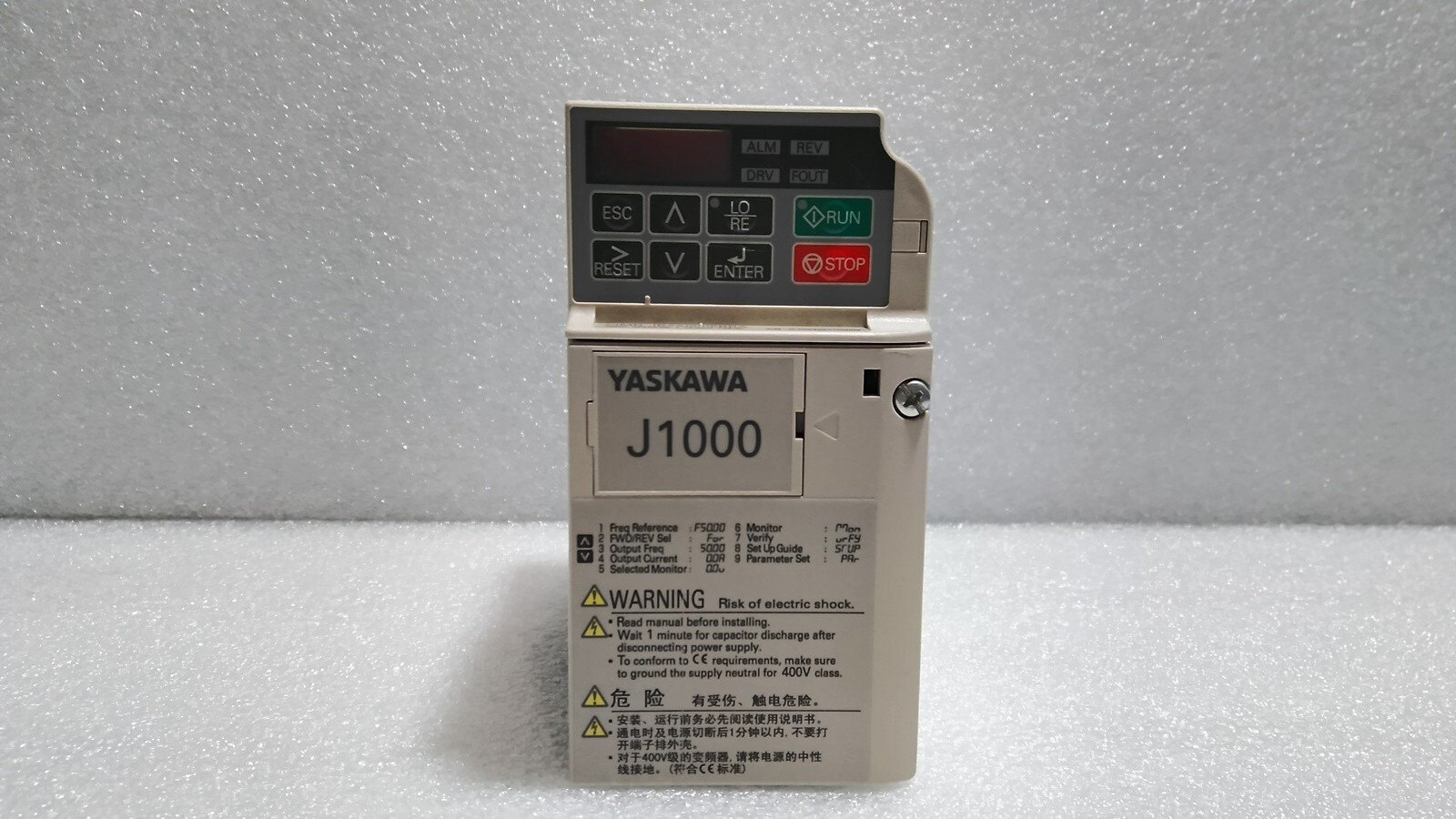 [Used] YASKAWA / CIMR-JT2A0006BAA / J1000 INVERTER, 1pcs | eBay
