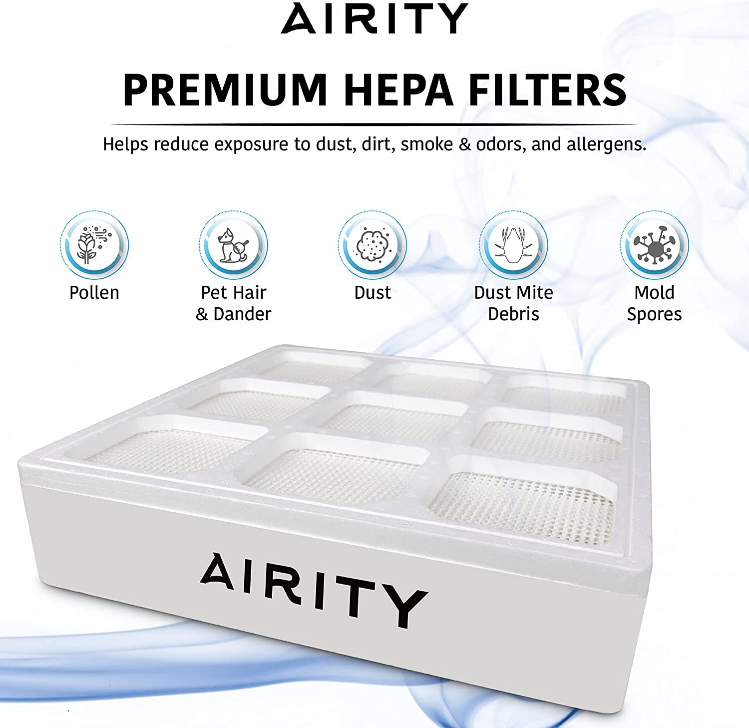 Airity Replacement Filter Set for IQAir HealthPro Air Purifier | 3 ...