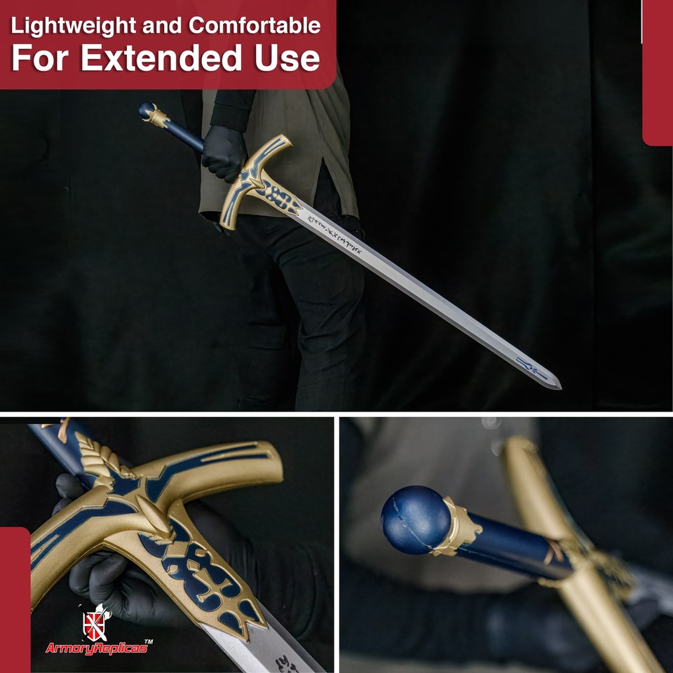 Regal Fantasy Foam Sword LARP Medieval Ornate Cosplay & Prop Display ...