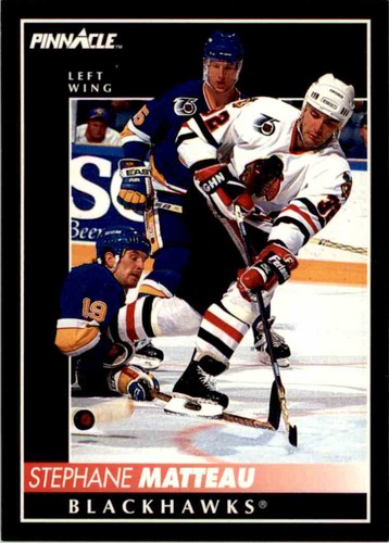 1992-93 PINNACLE STEPHANE MATTEAU #180 | eBay
