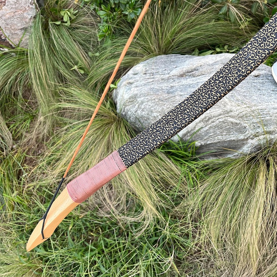 57" Archery Traditional Bow 100lbs Horsebow Handmade Recurve Bow ...