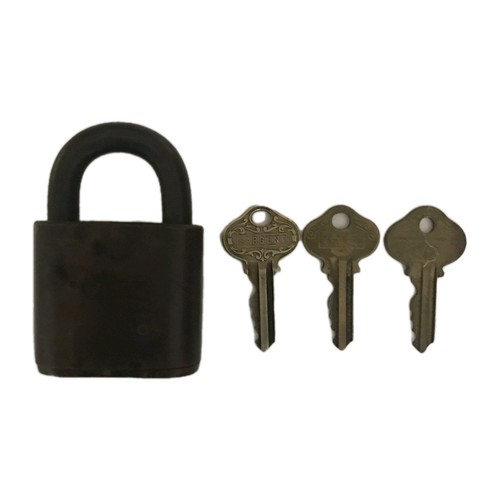 SARGENT Antique 1902 Bronze Padlock Original Key PLUS 2 Spare Keys | eBay