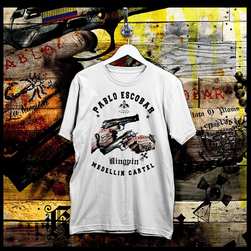 Pablo Escobar t-shirt mobster gangster criminal kingpin mob mafioso ...