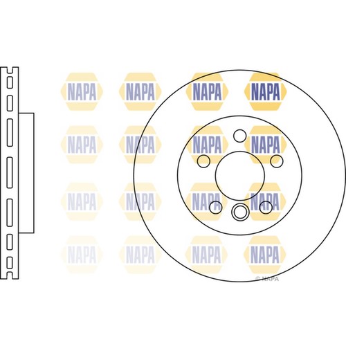 2x Brake Discs Vented For BMW X3 F25 xDrive35d Napa Rear 34206790362 ...