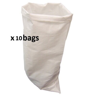 10 x Large Professional Garden Grass Clean Up Chaff storage Bag ...