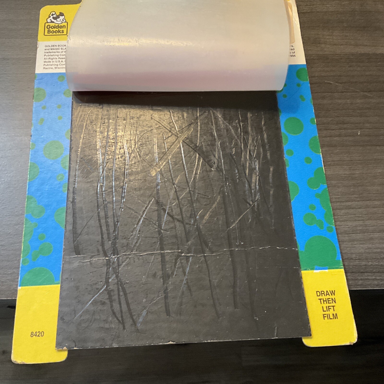 Vintage 1994 Golden Books Animaniacs Magic Slate Paper Saver Draw Then ...