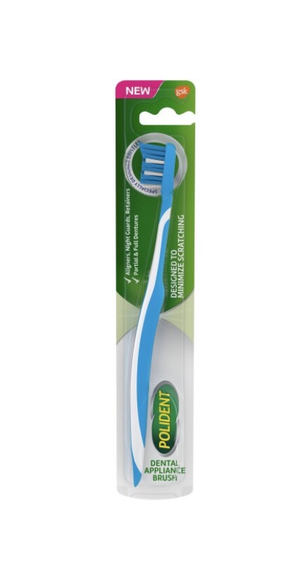 Polident Dental Appliance Brush, Clean: Aligner, Night Guard, Retainer ...