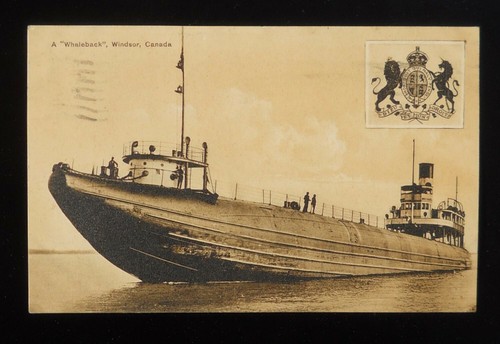 1910 A Whaleback Steamer James B. Colgate SUNK in 1916 Shipwreck ...