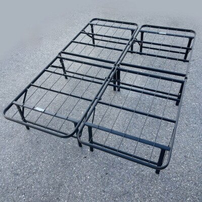 Sleep Systems Flip Leg Metal Bed Base Queen Fold Out Legs FND103F | eBay