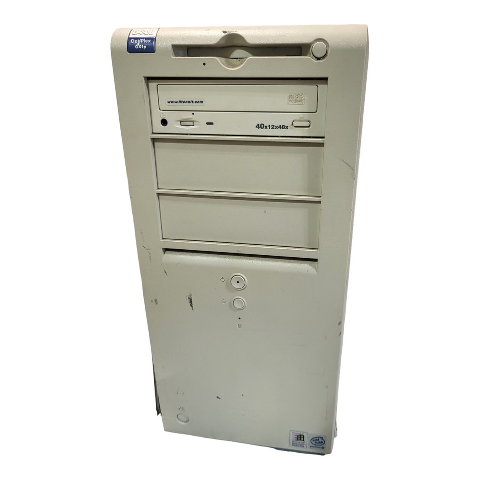 Rare Vintage Dell Optiplex GX1P MMP Intel Pentium II Retro Desktop PC ...