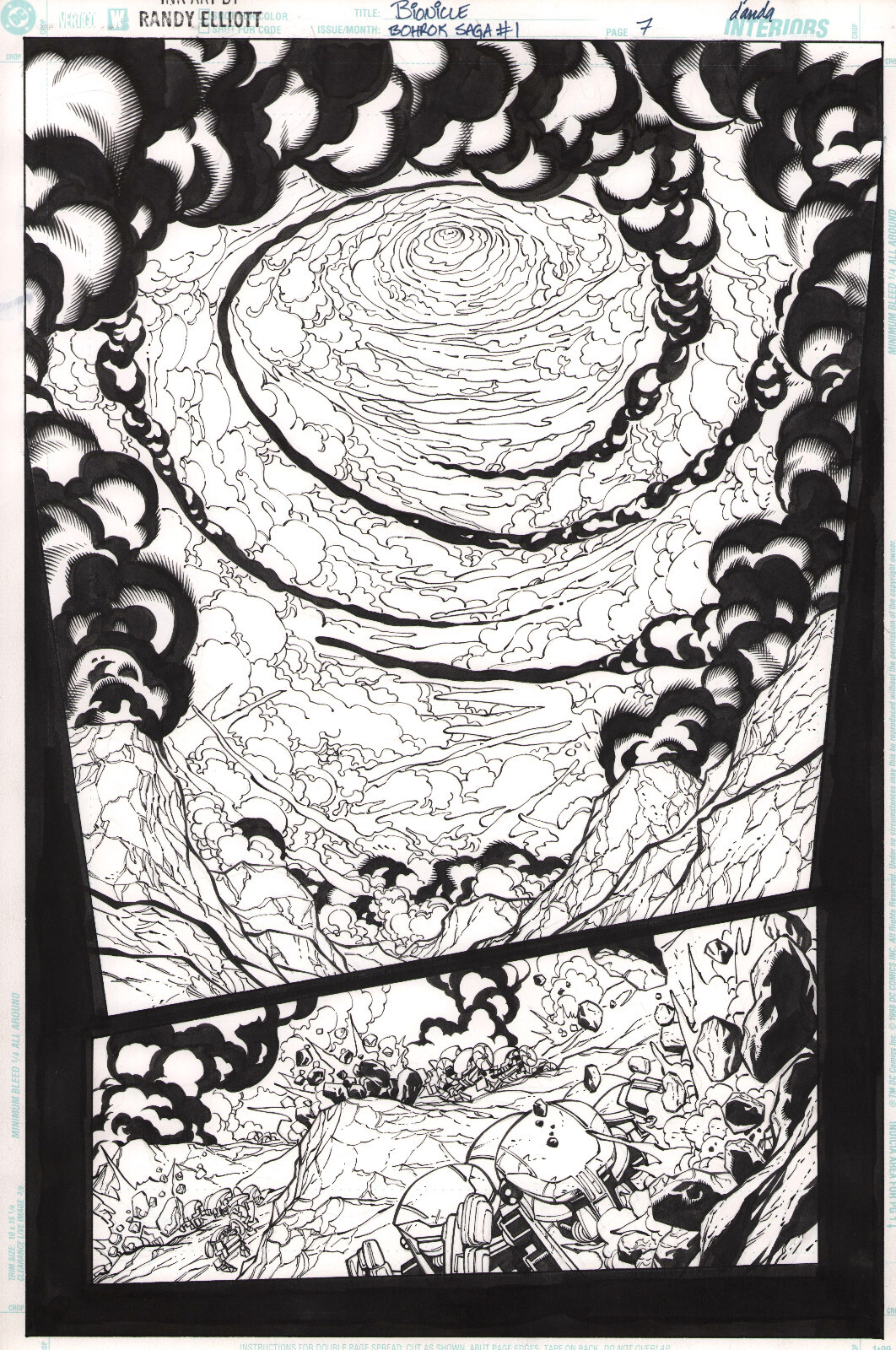 Bionicle #1 p.7 - Action Splash - Bohrok Saga - 2002 art by Carlos D ...