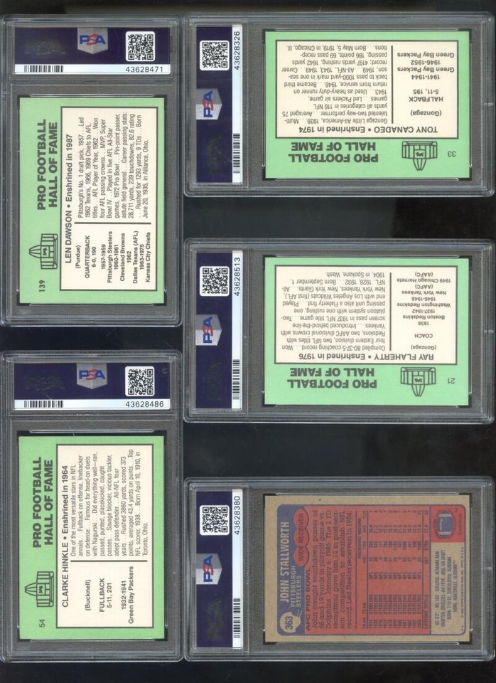 1985 Football Immortals #21 Ray Flaherty AUTO SIGNED Autograph Card PSA ...