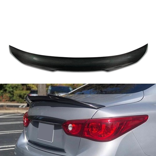 For Infiniti Q50 Q50L 2014 Real Carbon Fiber Rear Trunk Lip Spoiler ...