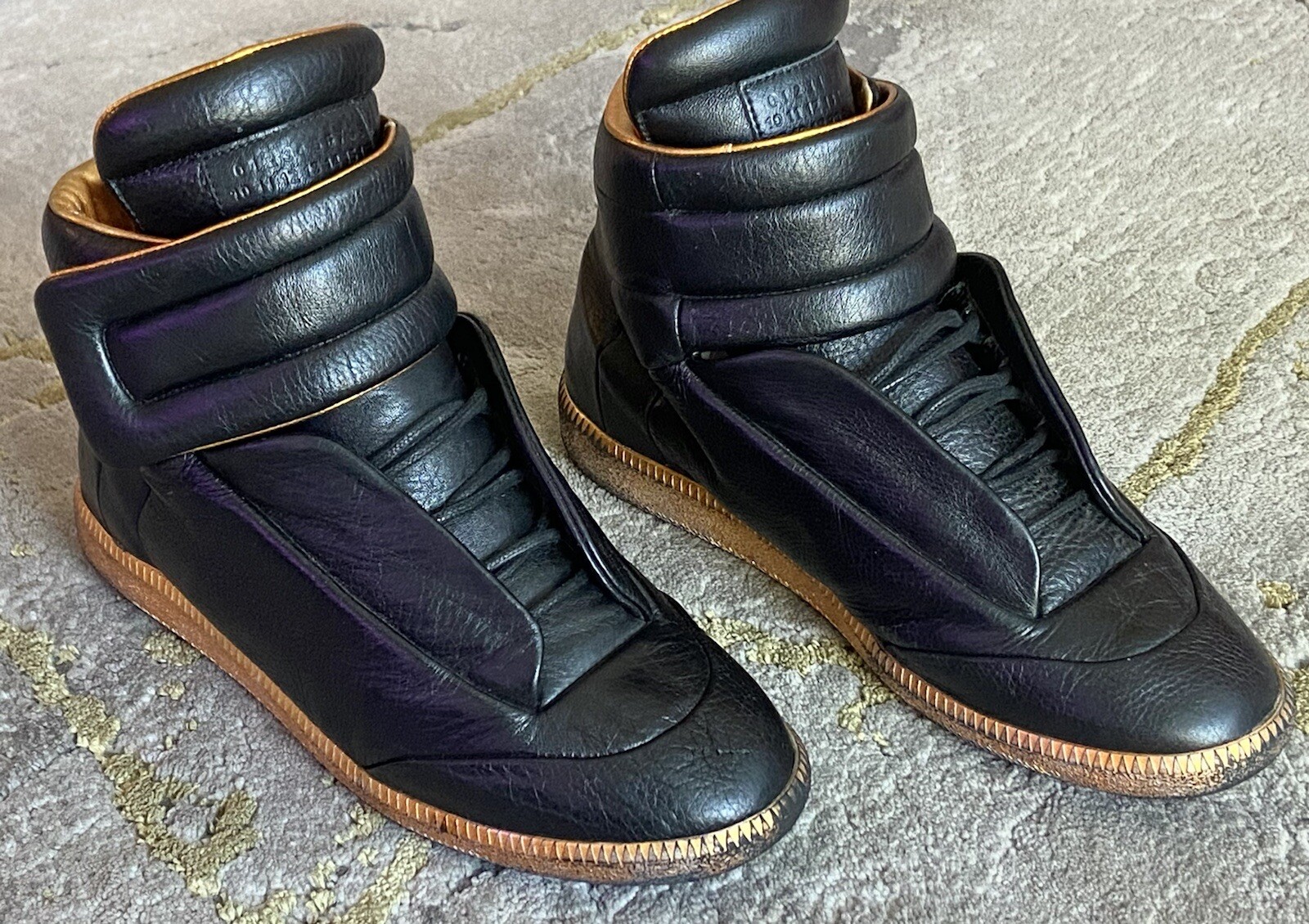 MAISON MARGIELA⚡"Future" Replica high top strap leath… - Gem