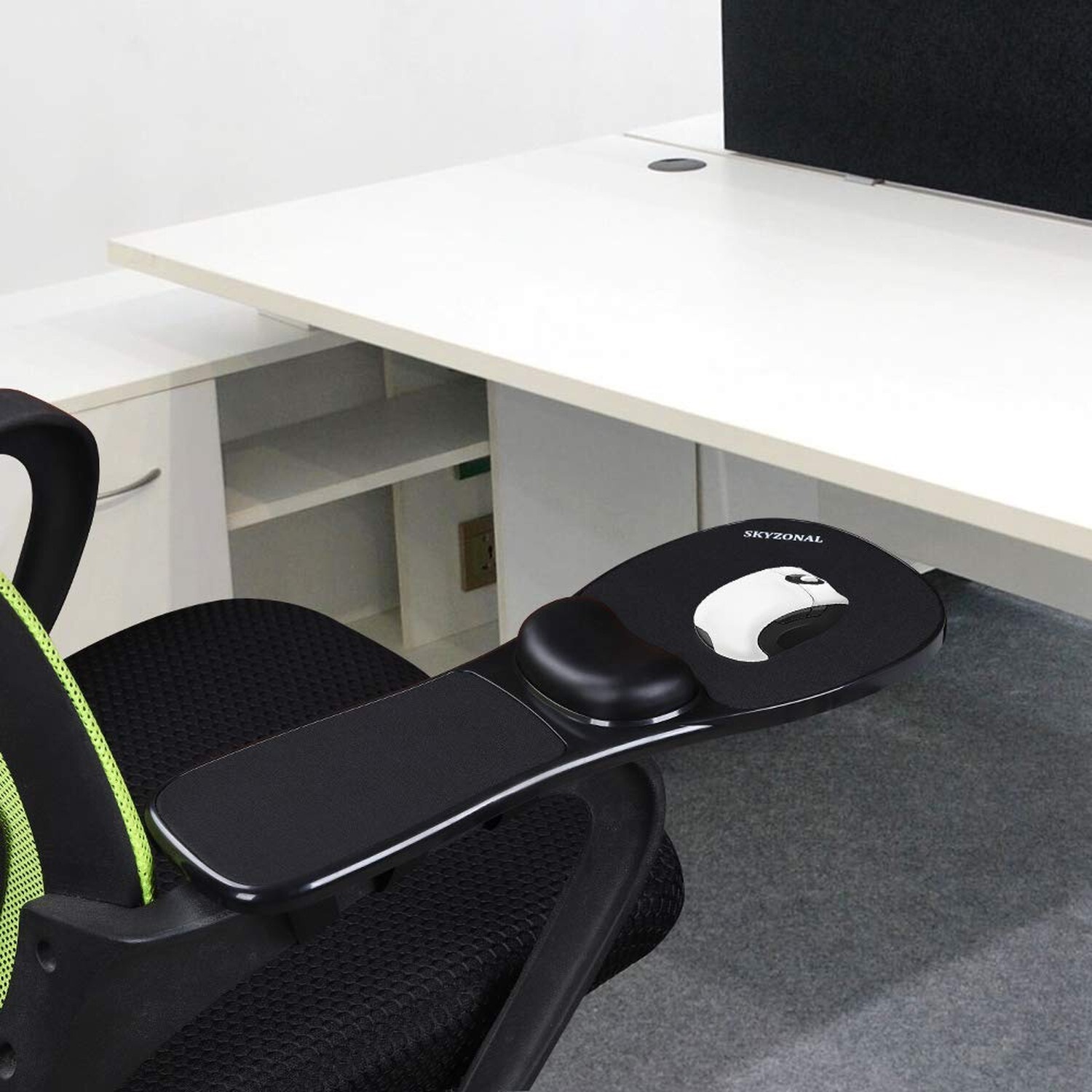 Home Office Computer Arm Rest Chair Armrest Mouse Pad Mat Wrist Support ...