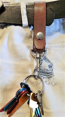 NEW Authentic SEA SNAKE Original unisex key ring KEY FOB zipper pull ...