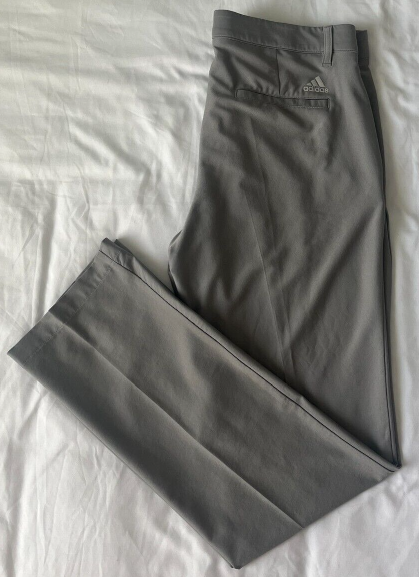 Adidas Men’s Size 32x32 Athletic ClimaLite Grey Gray Pants RN88387 ...