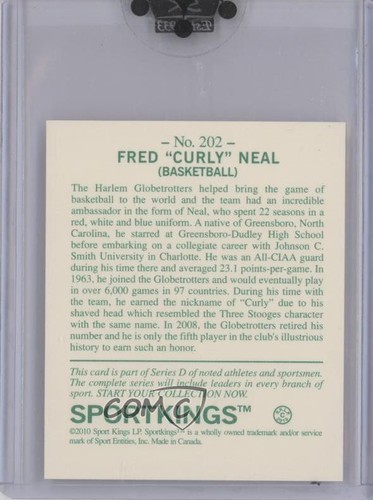 2010 Sportkings Series D Mini Curly Neal #202 | eBay