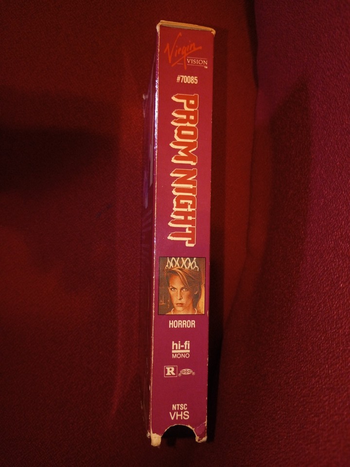 Prom Night VHS Jamie Lee Curtis Leslie Nielsen Classic Horror Movie ...
