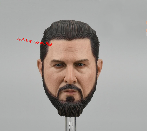1/6 Male Head Big Beard Soldier For Hot Toys Phicen Ganghood 12" Figure ...