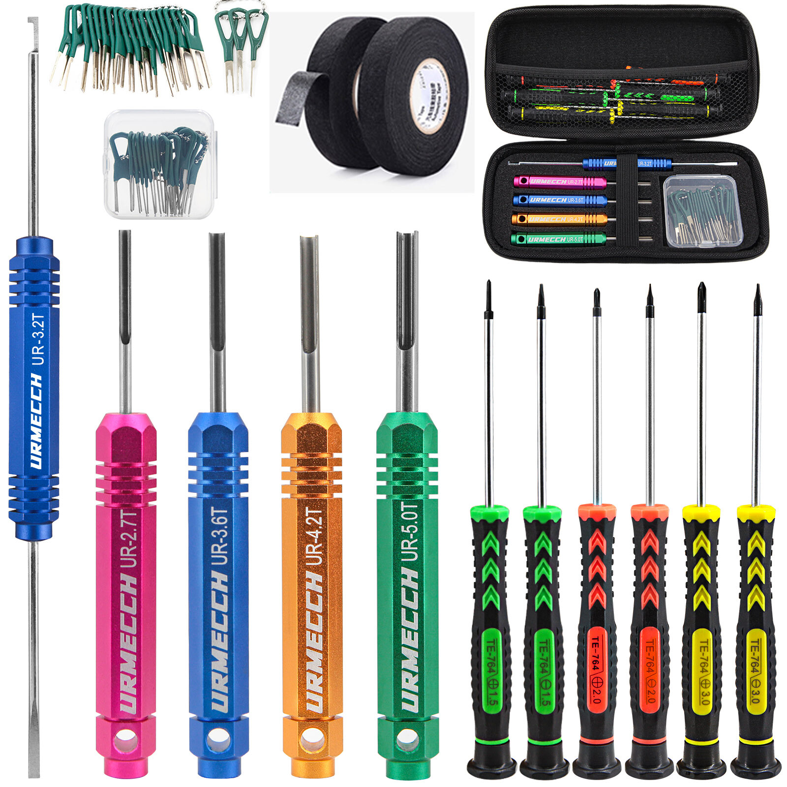 Car Pin Terminal Removal Kit Extractor Tool for Deutsch Connector Wire ...