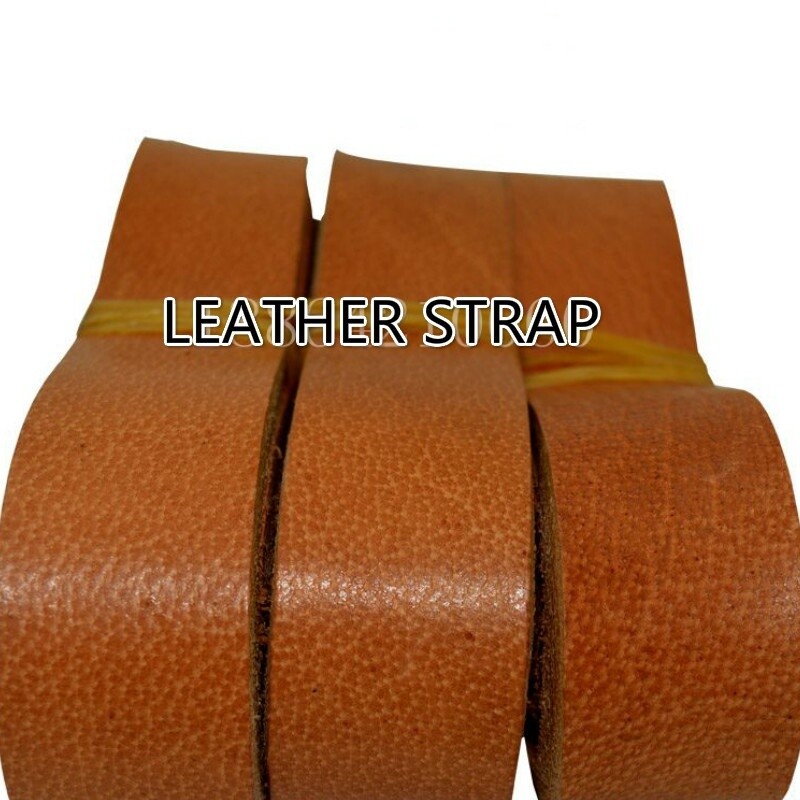 First Layer Cowhide Leather Flat Cord Genuine Real DIY Strap Rope ...
