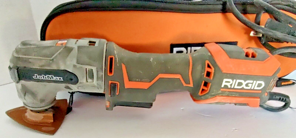 Ridgid JobMax X4 R2851VN Power Base w/ R8223406 Multi Tool Head Sander ...