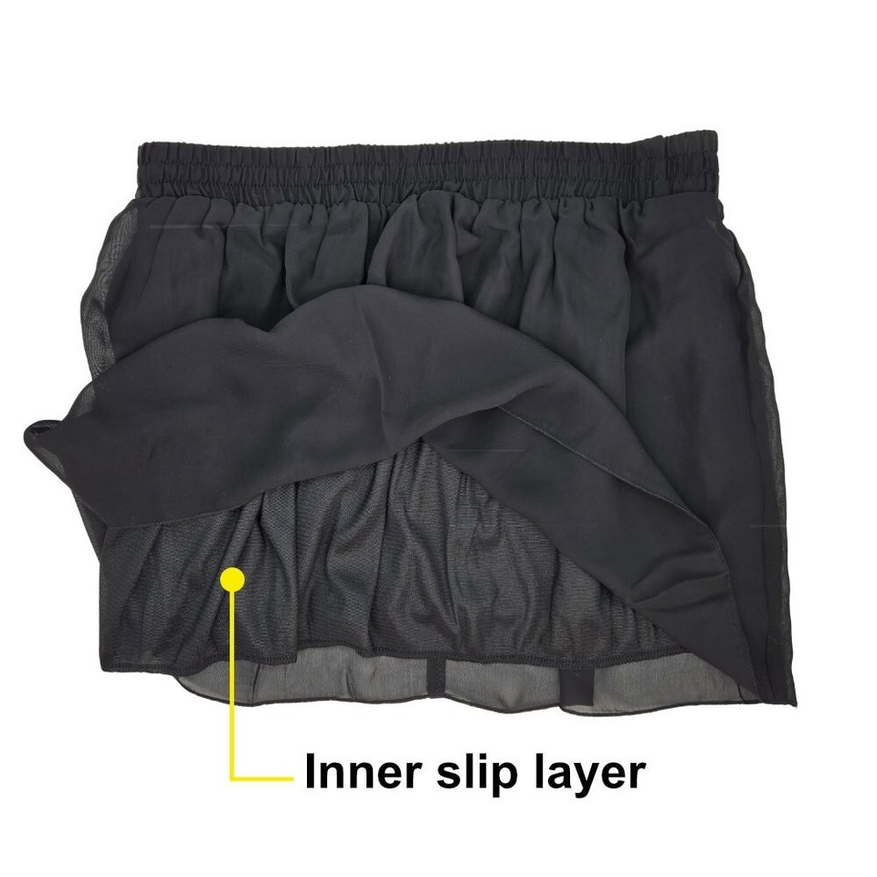 Chiffon Mini Skirt – Flowy Feminine Skirt for Crossdresser, Transgender ...