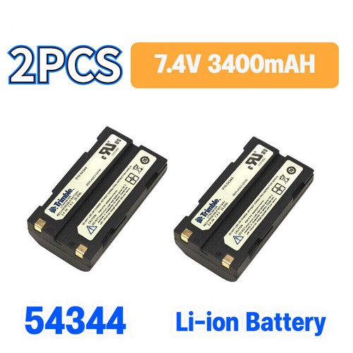 2PCS 3400mAh 7.4V Battery 54344 For GPS Level 5700 5800 R4 R6 R8 R7 NEW ...